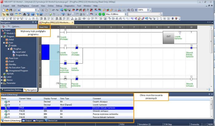 Symulacja sterownika PLC w GX Works3 od Mitsubishi Electric ...